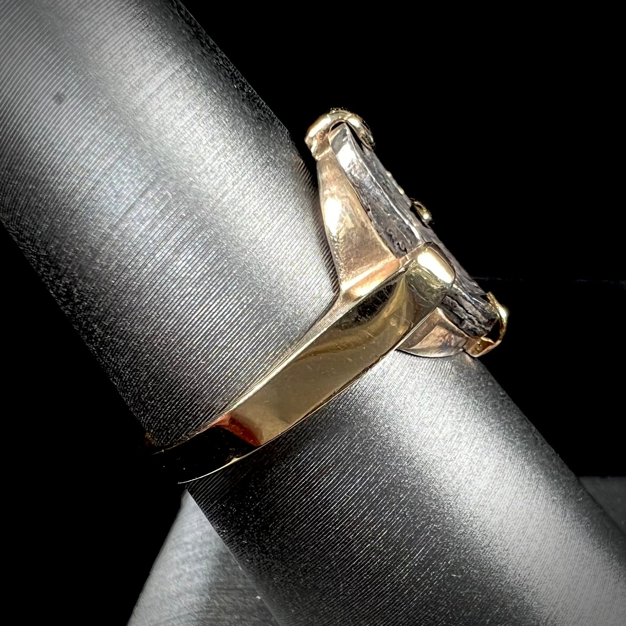 Replica Atocha 1 Reale Coin Ring in 14kt Gold | Estate – Burton's Gems ...