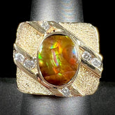 Shop Gem Grade Fire Agate Jewelry - Rings & Pendants | Burton's ...