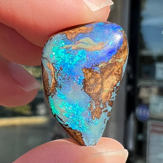 11.32ct Black Quilpie Boulder Opal | Burton's – Burton's Gems and Opals