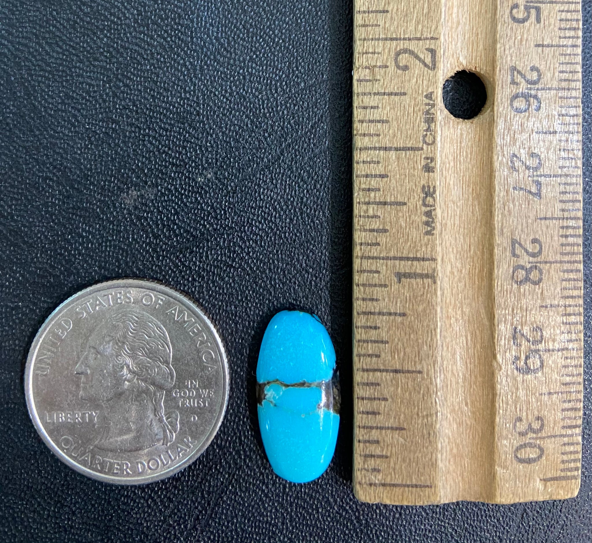 Loose 6ct Pinto Valley Turquoise Stone | Burton's – Burton's Gems and Opals