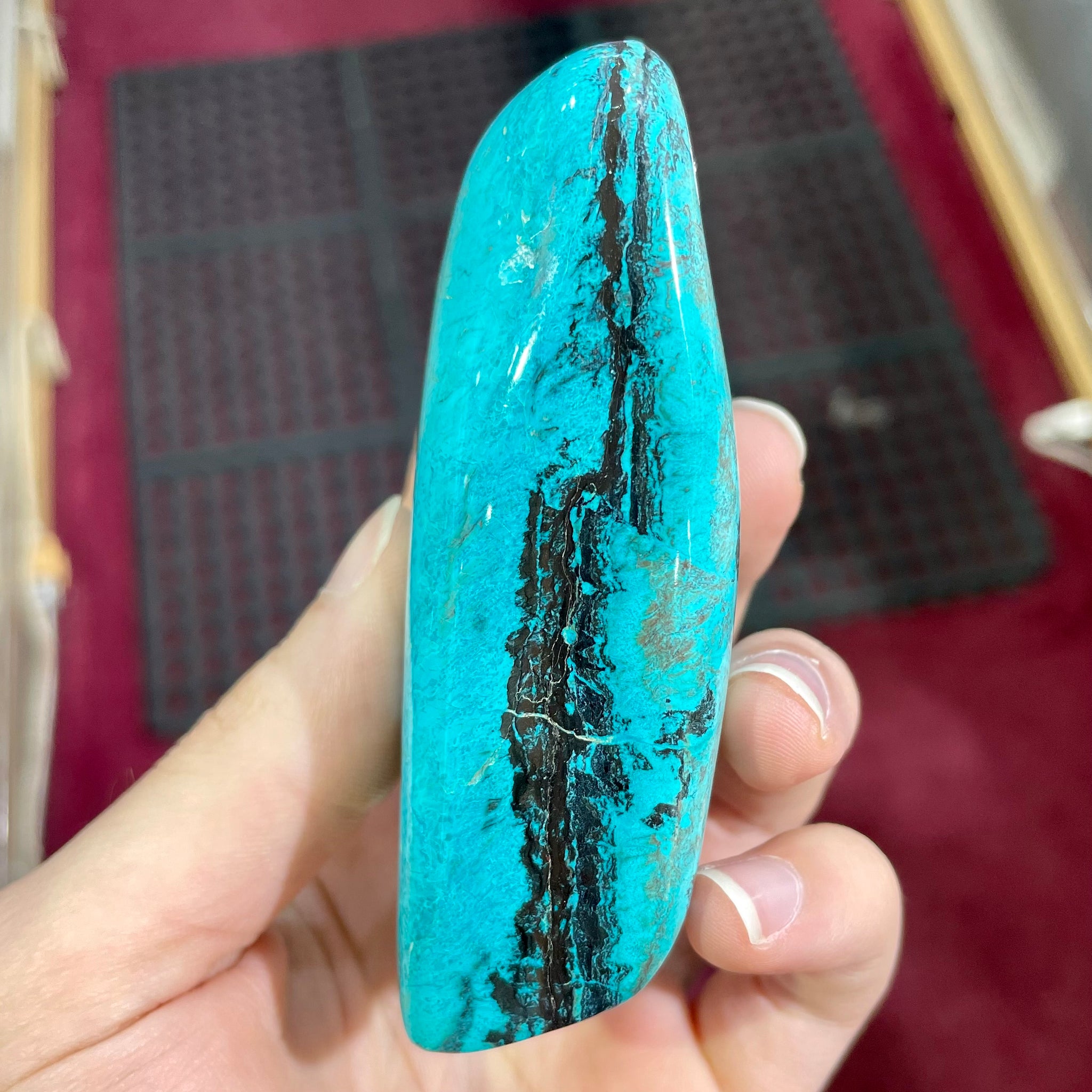 Unstabilized 1,138.02ct Morenci Turquoise Specimen | Burton's – Burton ...
